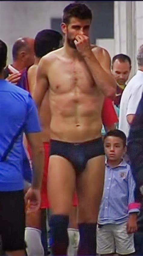 Soccer stud Gerard Pique in Blue Briefs Gerard piqué Pique Celebs