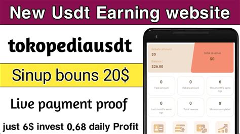Today New Usdt Platform Tokopedia Mall Earnsaad YouTube