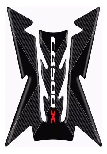 Adesivo Tank Pad Resinado Tanque Moto Honda Cb X Cor Preto