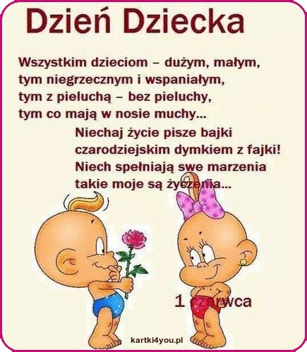 Yczenia Na Dzie Dziecka Graficzne Yczenia Na Dzie Dziecka