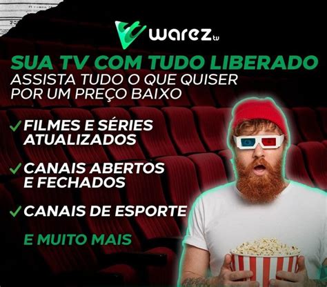 Warez Tv Criar Conta App Próprio na TV Samsung LG e ROKU