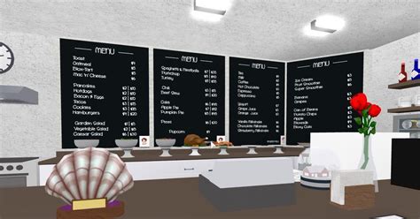Roblox Decal ID Bloxburg Food Menu