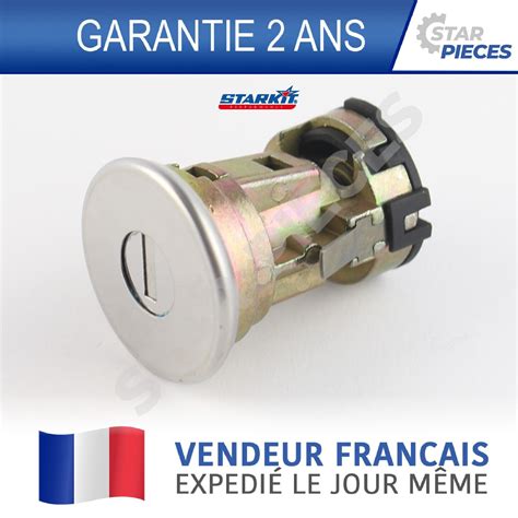 Kit Serrure Barillet Bouchon Reservoir Carburant Peugeot