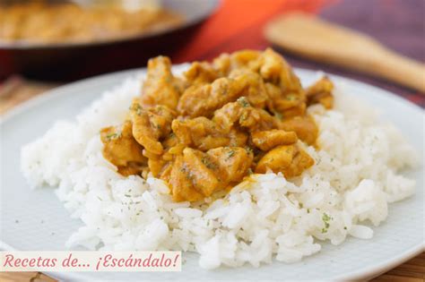 Pollo Al Curry Con Arroz Y Leche De Coco Receta F Cil Y Rica Recetas
