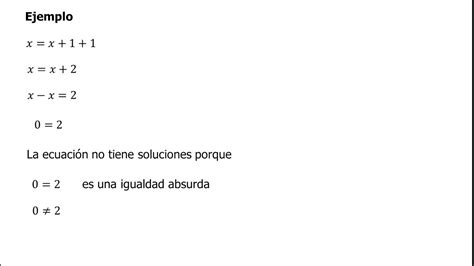 Modulo 3 Video 4 Ecuaciones Sin Solucion YouTube