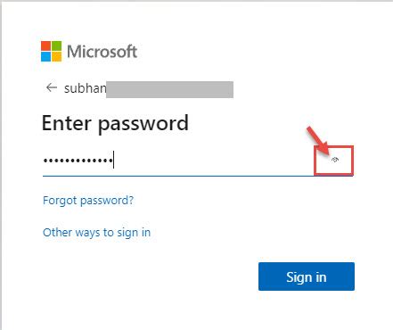 How To Enable Or Disable Reveal Password Button In Windows