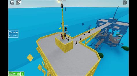 Roblox Thử thách sống sót khỏi siêu sóng thần siêu nguy hiểm
