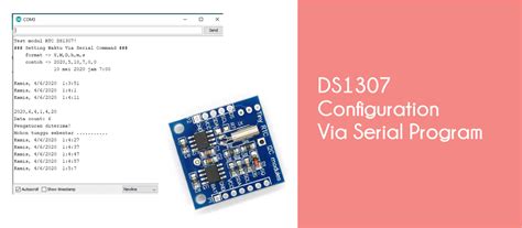 konfigurasi modul rtc ds1307 via program serial arducoding