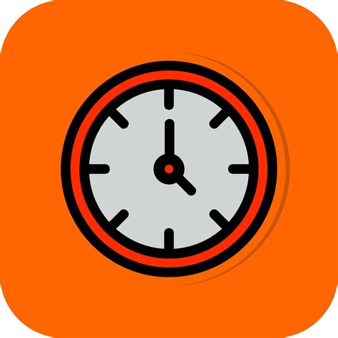 Wall Clock Vector Icon Design 20669273 Vector Art At Vecteezy