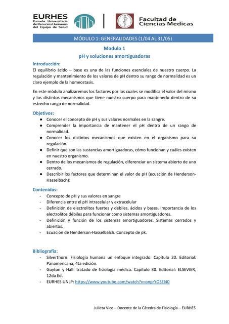 Ph Y Soluciones Amortiguadoras Sandra Rivero Udocz
