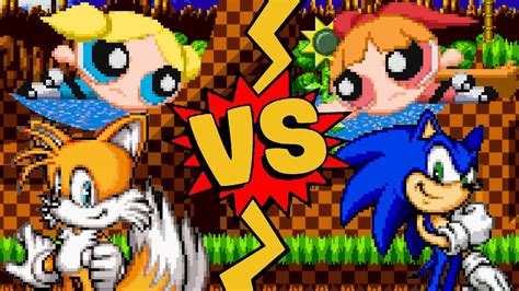 M U G E N Battles Tails Bubbles Vs Blossom Sonic YouTube