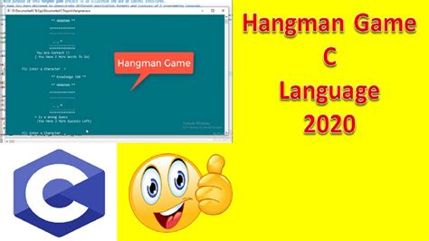 the hangman game in c language with source code explanation and free download c projects