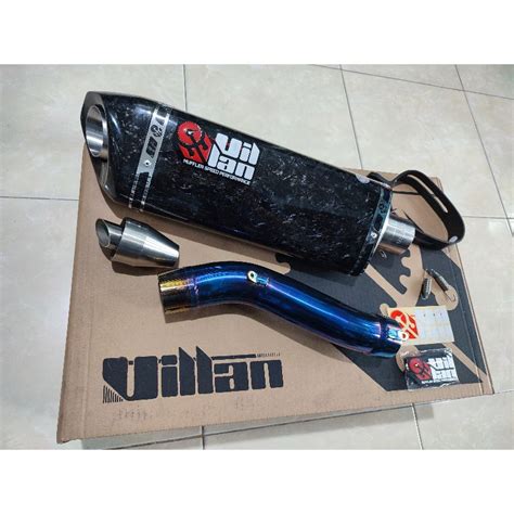 Jual Knalpot Villan Mv Carbon Forged Slipon Blue Zx Rr Cbr Rr