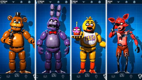 FNAF AR Animatronics Workshop Animations YouTube