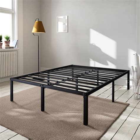 Amolife Heavy Duty Full Size Metal Platform Bed Frame With 16 5 Large