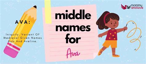 111 Beautiful Middle Names For Ava Mommy And Love