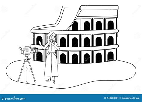 Dise o De Difusi n Del Reportaje Ilustración del Vector Ilustración