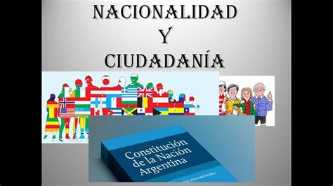 NACIONALIDAD Y CIUDADANIA DIFERENCIAS YouTube