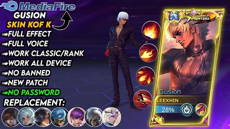 Script Skin Gusion Kof No Password Full Effect Voice New Patch