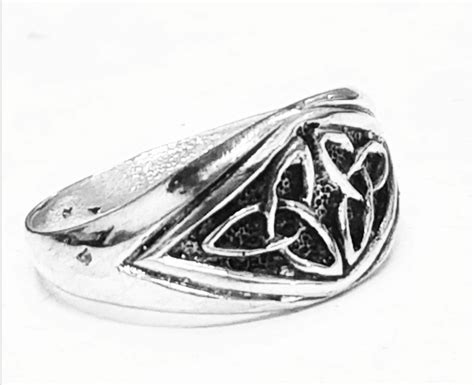 Anillo Celta Triqueta En Plata Gr Cm Art M Stico Y Esot Ricos