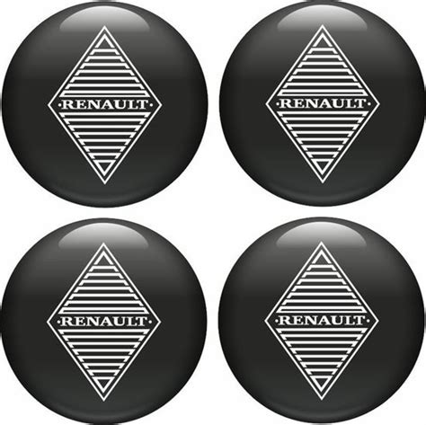 Zen Graphics Renault Wheel Centre Gel Badges