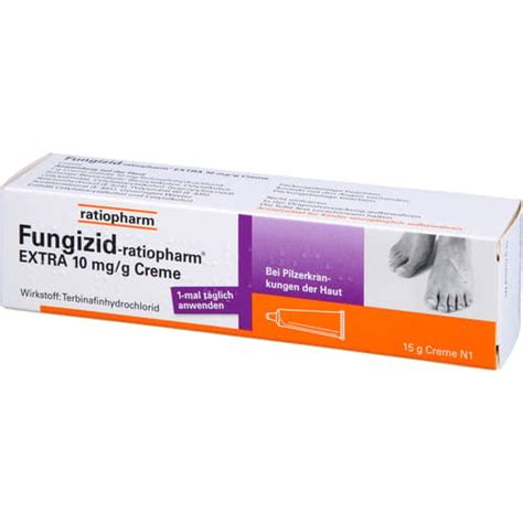 Fungizid Ratiopharm Extra Creme Bei Pilzerkrankungen Der Haut G Creme