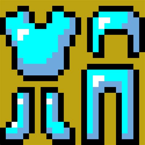Minecraft Chestplate Pixel Art
