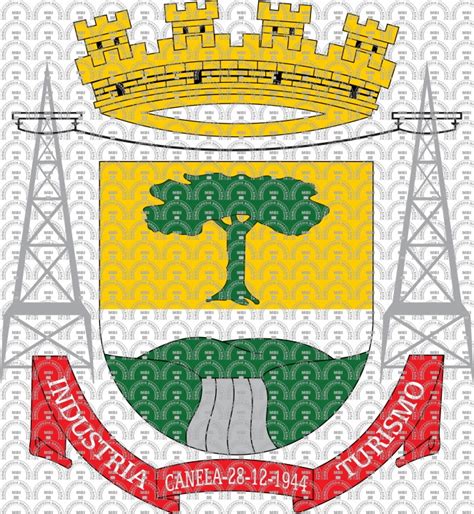 Brasão e Bandeira do Município de Canela RS mbi br