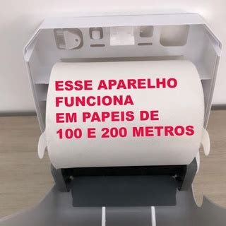 Suporte Dispenser Toalheiro Rolo Papel Toalha Bobina Trilha Exaccta