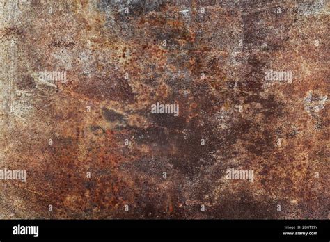 Abstract Of A Grunge Rusted Metal Background With Rust And Oxidized