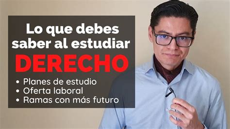 Cosas Que Debes Saber Antes De Estudiar Derecho Youtube
