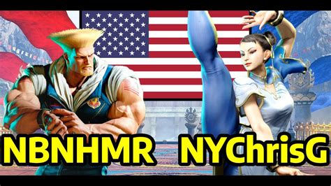 Street Fighter 6 NBNHMR GUILE ガイル VS NYChrisG CHUN LI 4K Master