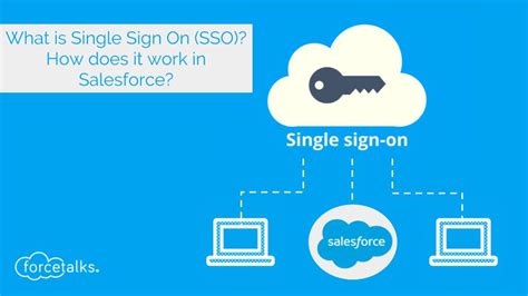 what is single sign on sso how does it work in salesforce forcetalks