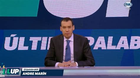 André Marín regresó El periodista de Fox Sports fue titular en La