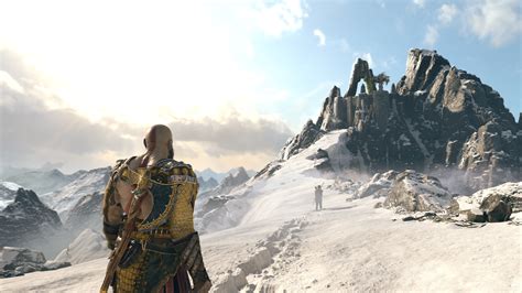 Wallpaper God Of War Kratos Atreus PlayStation 4 Norse Mythology