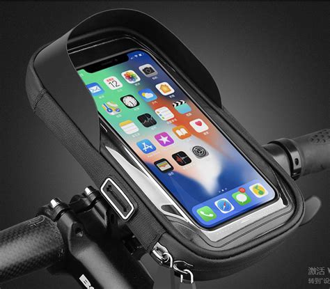 Waterdichte E Bike Fietshouder Telefoon Universeel Tot Max 6 4 Inch