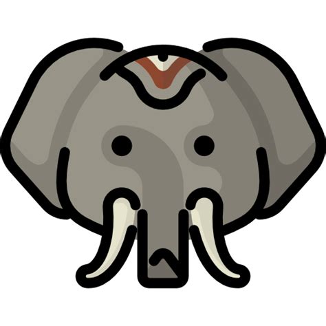 Icono De Elefante Special Lineal Color