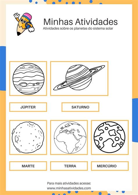 Caderno 9 Atividades Sobre Os Planetas Do Sistema Solar