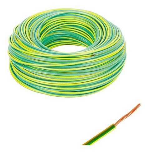 Cable Unipolar Mm Verde Amarillo Normalizado Iram Mts