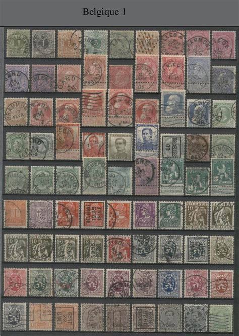 Ma Collection Et Plus Encore Ma Collection De Timbres Poste Belgique