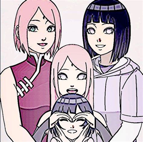 Familia Haruno Hyuga Icon Personajes Parejas De Naruto Anime Bonito
