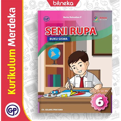 Jual Buku Siswa Seni Rupa SD MI Kelas 6 Kurikulum Merdeka Kurmer
