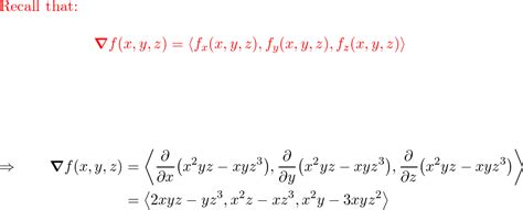 find the gradient of f f x y z x 2 yz xyz 3 p 2 1 1 quizlet