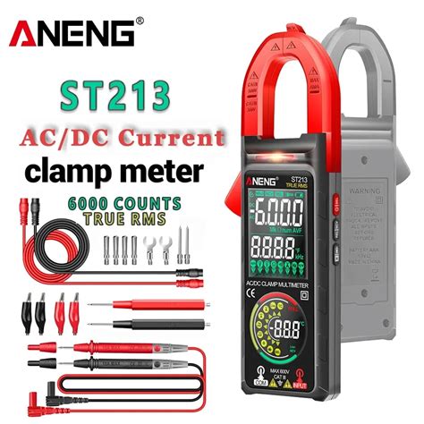 ANENG ST213 Clamp Meter VA Reverse Color Display Screen Multimeter CAT