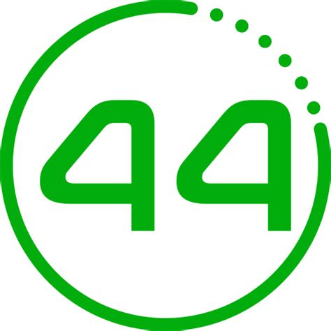 Forty Four Generic Color Outline Icon