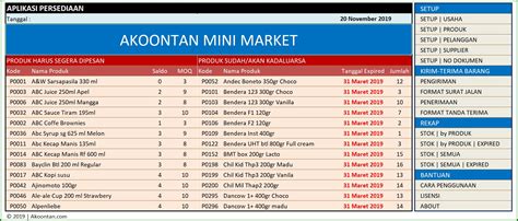 Membuat Program Stok Barang Dengan Excel Locedchampion
