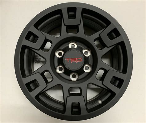 Genuine Toyota TRD Pro 17 Matte Black Wheels Tacoma 4Runner Set Of 4