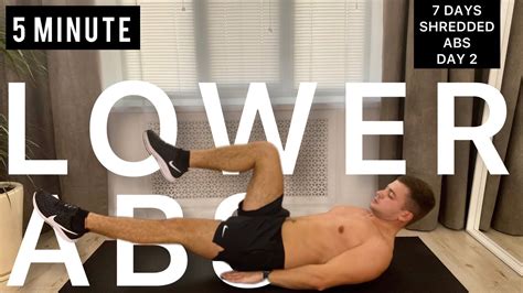 DAY 2 5 MIN INTENSE LOWER ABS WORKOUT 7 DAYS SHREDDED ABS YouTube