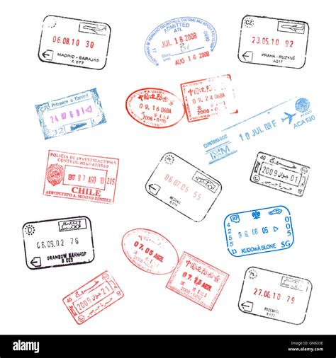 Stamped Passport Hi Res Stock Photography And Images Alamy