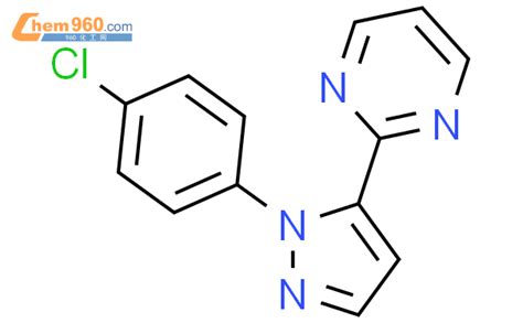 1269291 24 8 2 1 4 氯苯基 1H 5 吡唑基 嘧啶化学式结构式分子式mol 960化工网